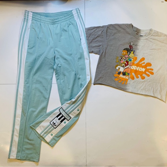 adidas | Pants & Jumpsuits | Adidas Trefoil Stitch Crease Breakaway ...